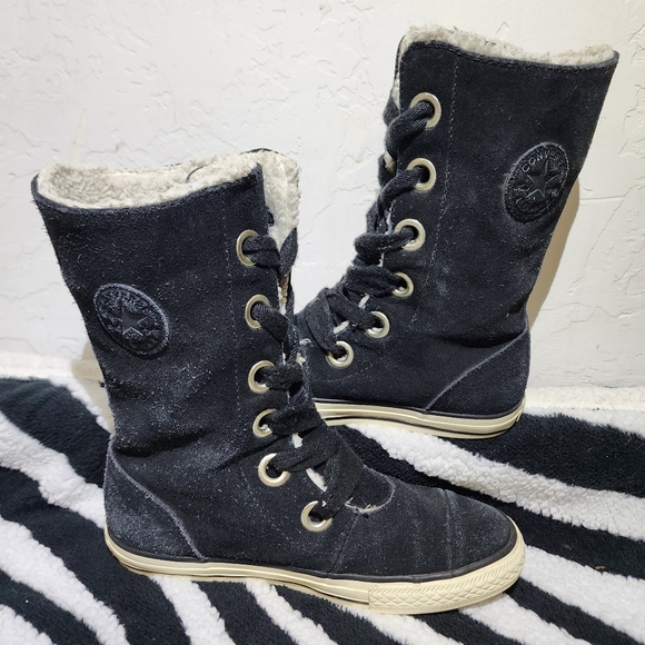 Converse | Shoes | Converse Chuck Taylor Beverly Lace Up Xhi Blackegret ...